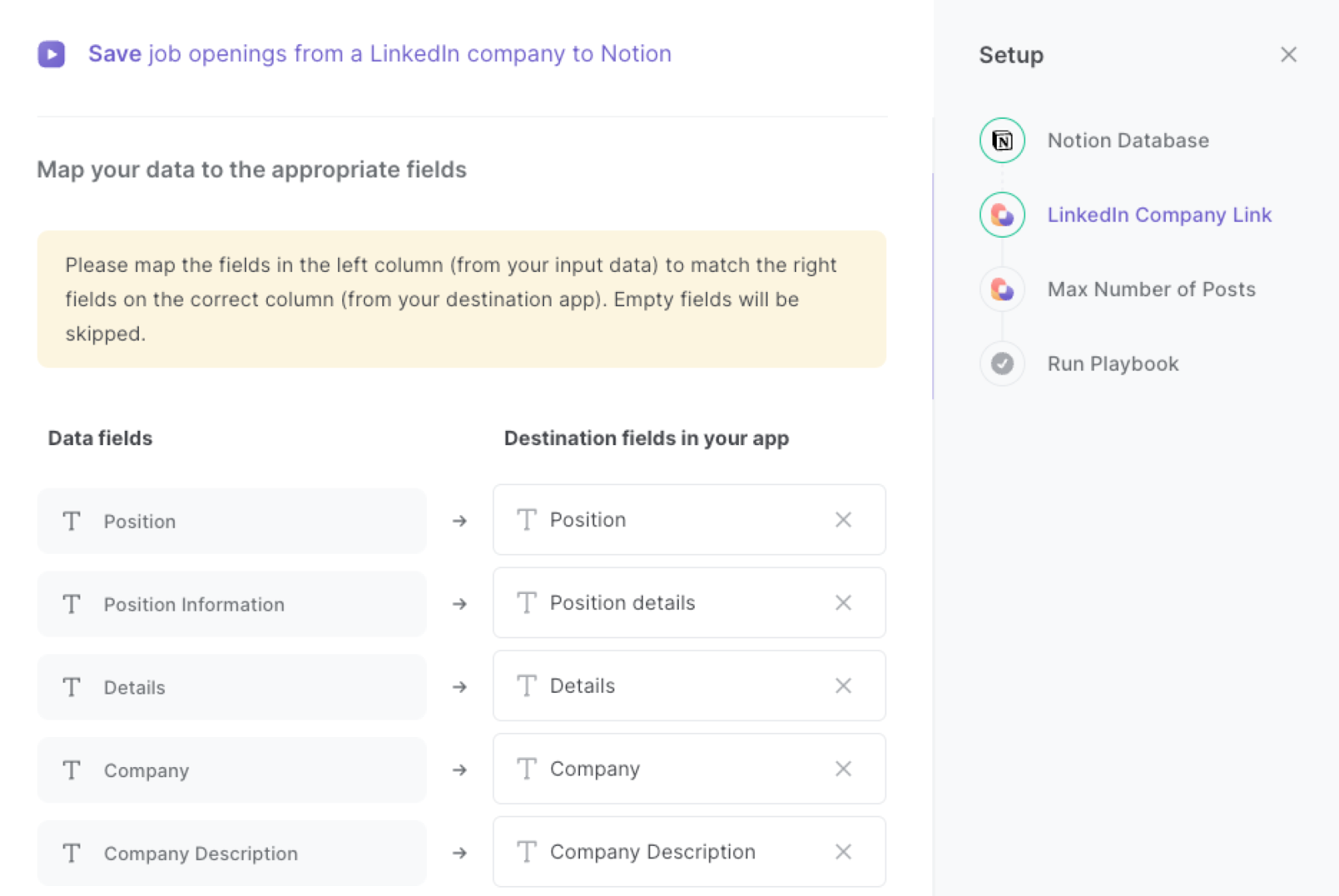 Sync LinkedIn Job Listings to Notion for Efficient Recruitment