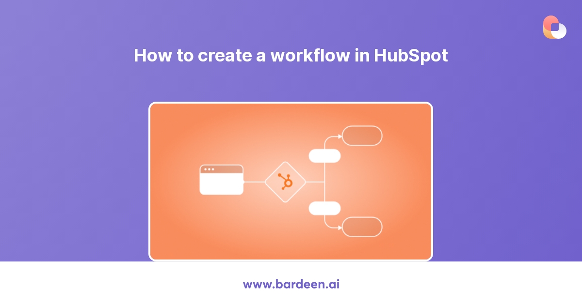 How to create a workflow in HubSpot