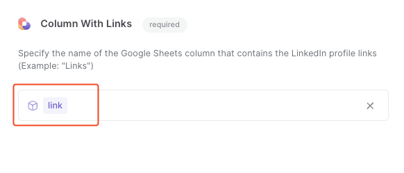 Get Instagram profile data from a list of profile links in Google Sheets