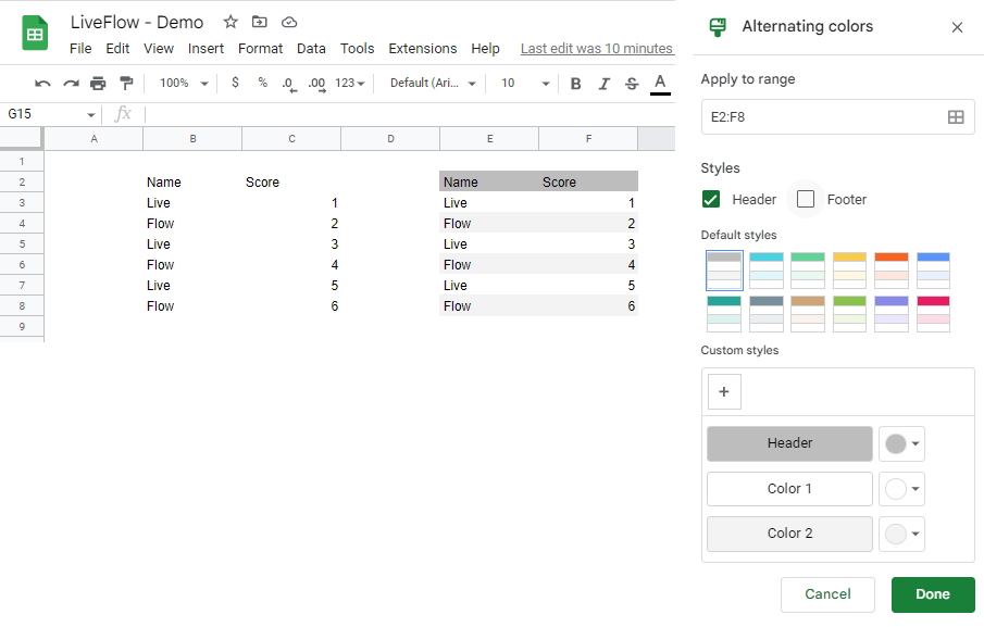 How To Color Cells In Google Sheets LiveFlow