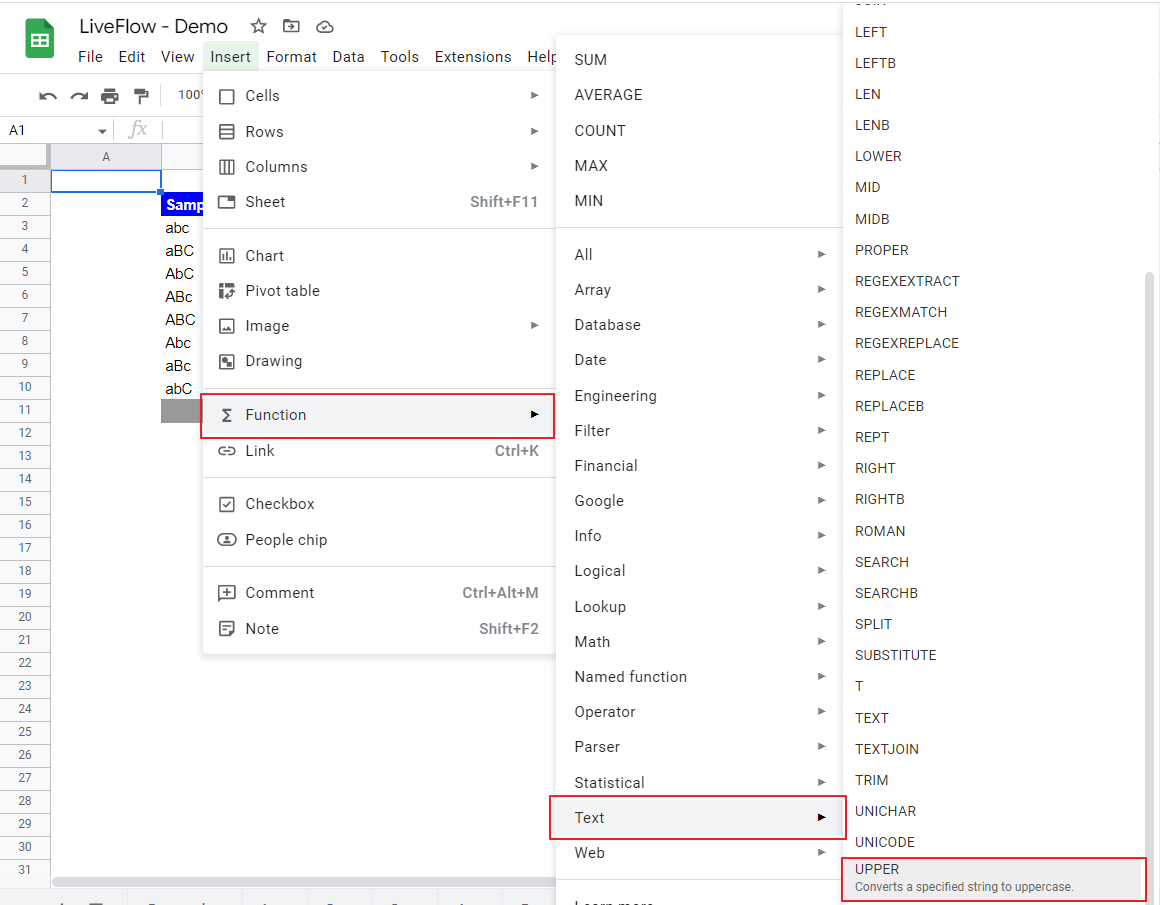 How To Capitalize All Letters In Google Sheets LiveFlow