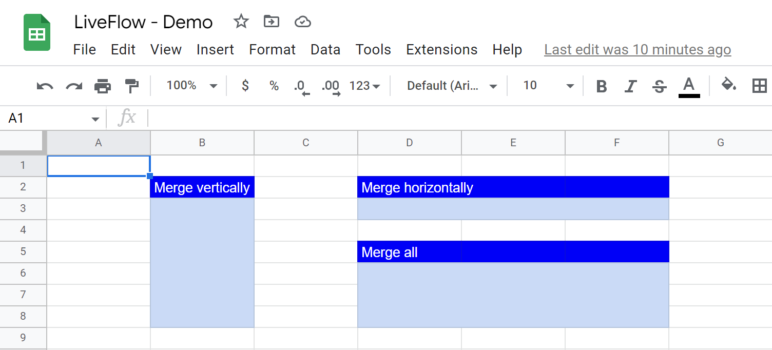 How To Merge Cells In Google Sheets LiveFlow