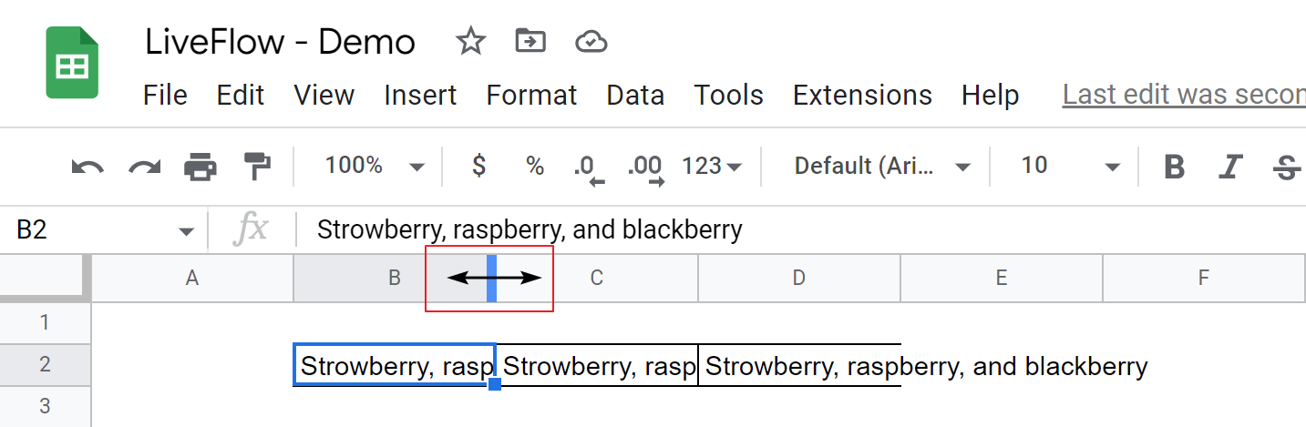 How To Resize Column Width In Google Sheets LiveFlow