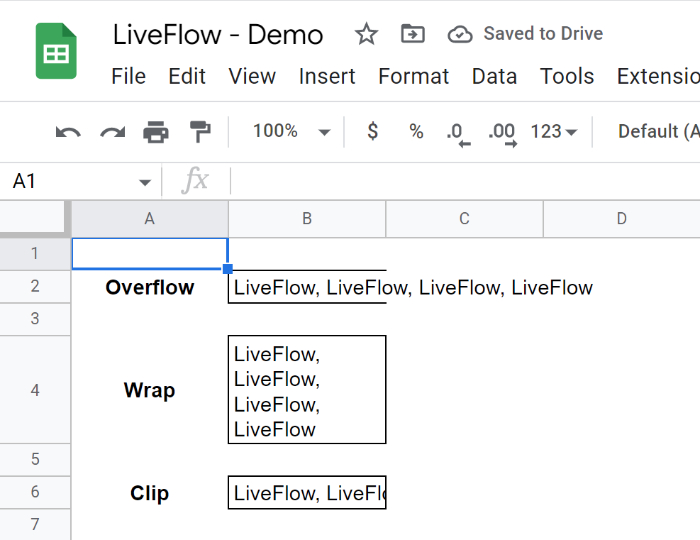 How To Wrap Text In Cell In Google Sheets LiveFlow