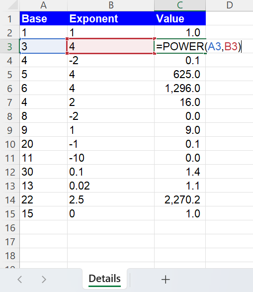 How To Use Power Function In Excel Basic Handbook LiveFlow