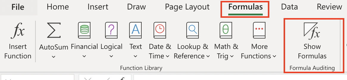 2 Ways to Show Formulas in Excel | LiveFlow