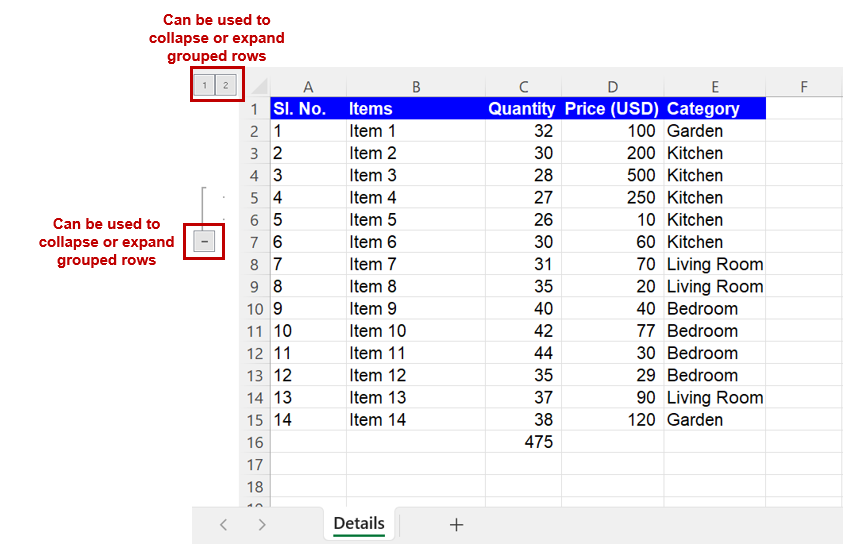 Can You Group Rows Together In Excel