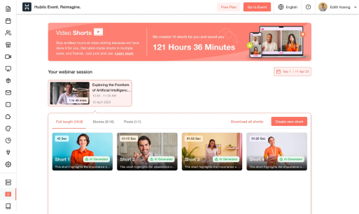 Hubilo Webinar Analytics