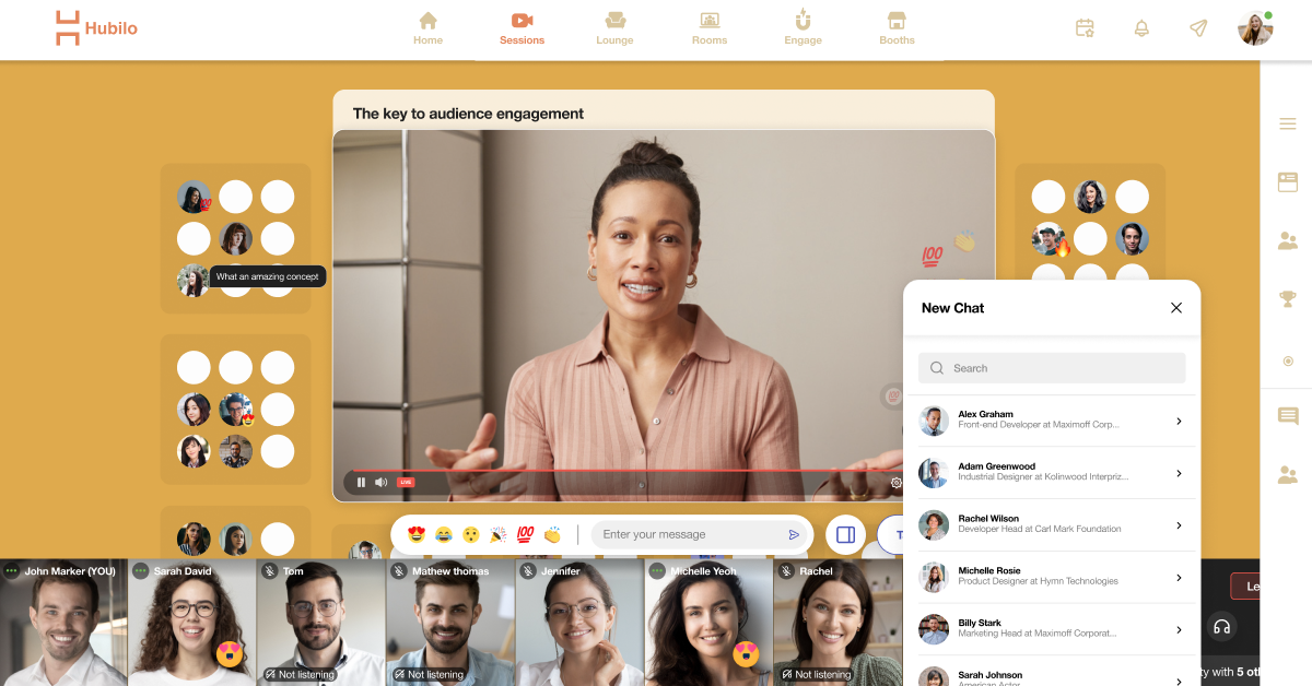 18 Interactive Virtual Conference Engagement Ideas | Hubilo