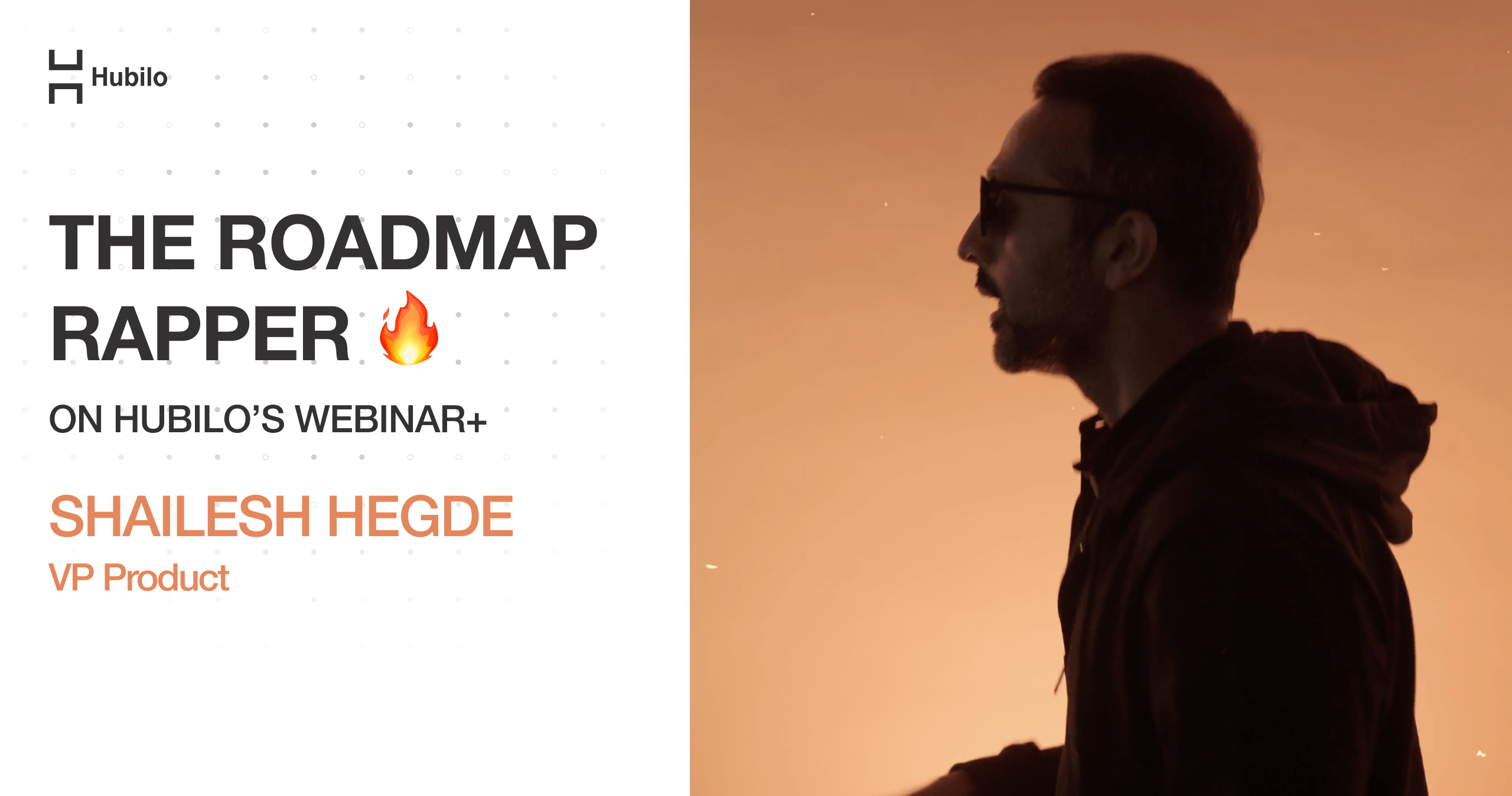 Product Roadmap Rapper on Hubilo Webinar+