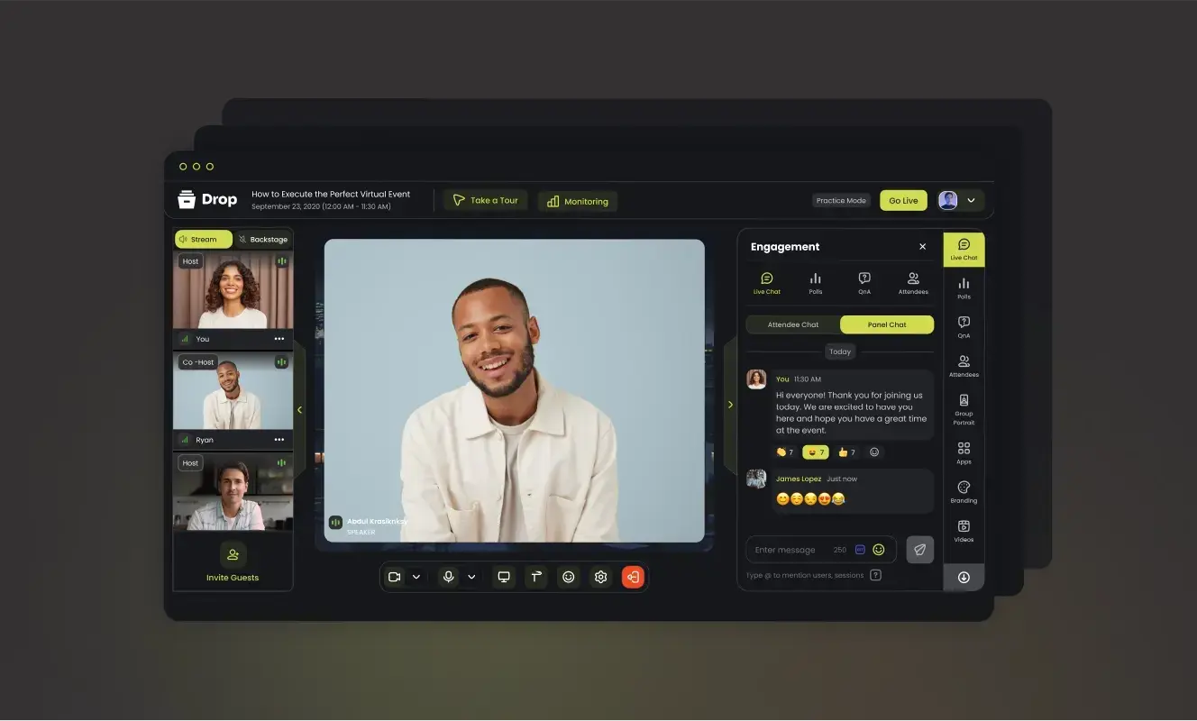 Deliver a Superior Webinar Presentation With Hubilo Broadcasting Studio