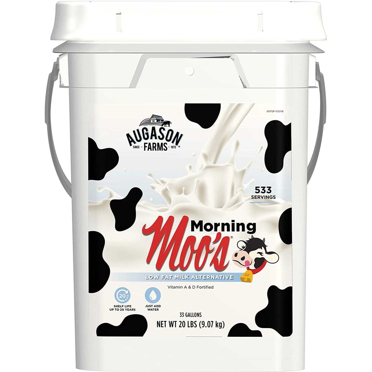 [Amazon] Augason Farms Morning Moo's Low Fat Milk Alternative Pail ...
