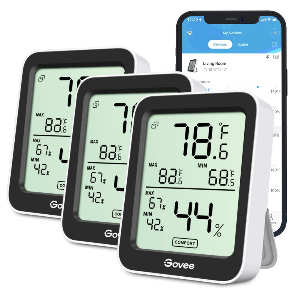 [Amazon] 3-Pack Govee Bluetooth Hygrometer/Thermometer - $23.09 (was ...