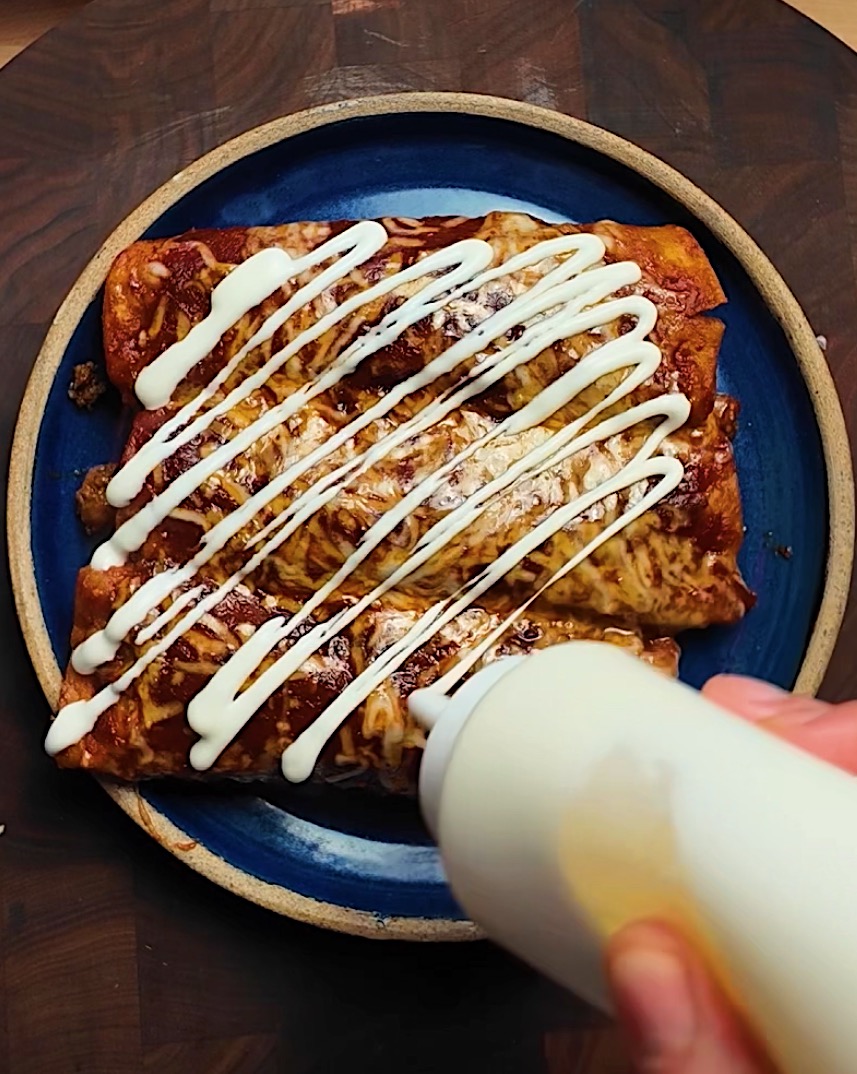 Red Beef Enchiladas