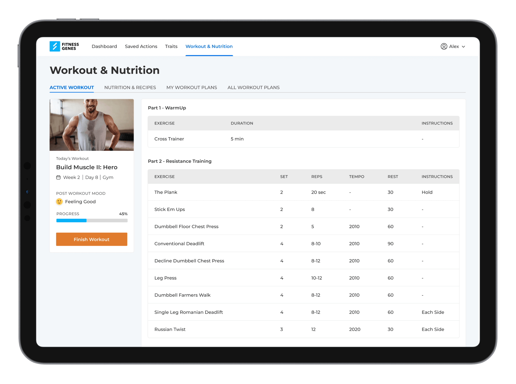 FitnessGenes | Workout Plans