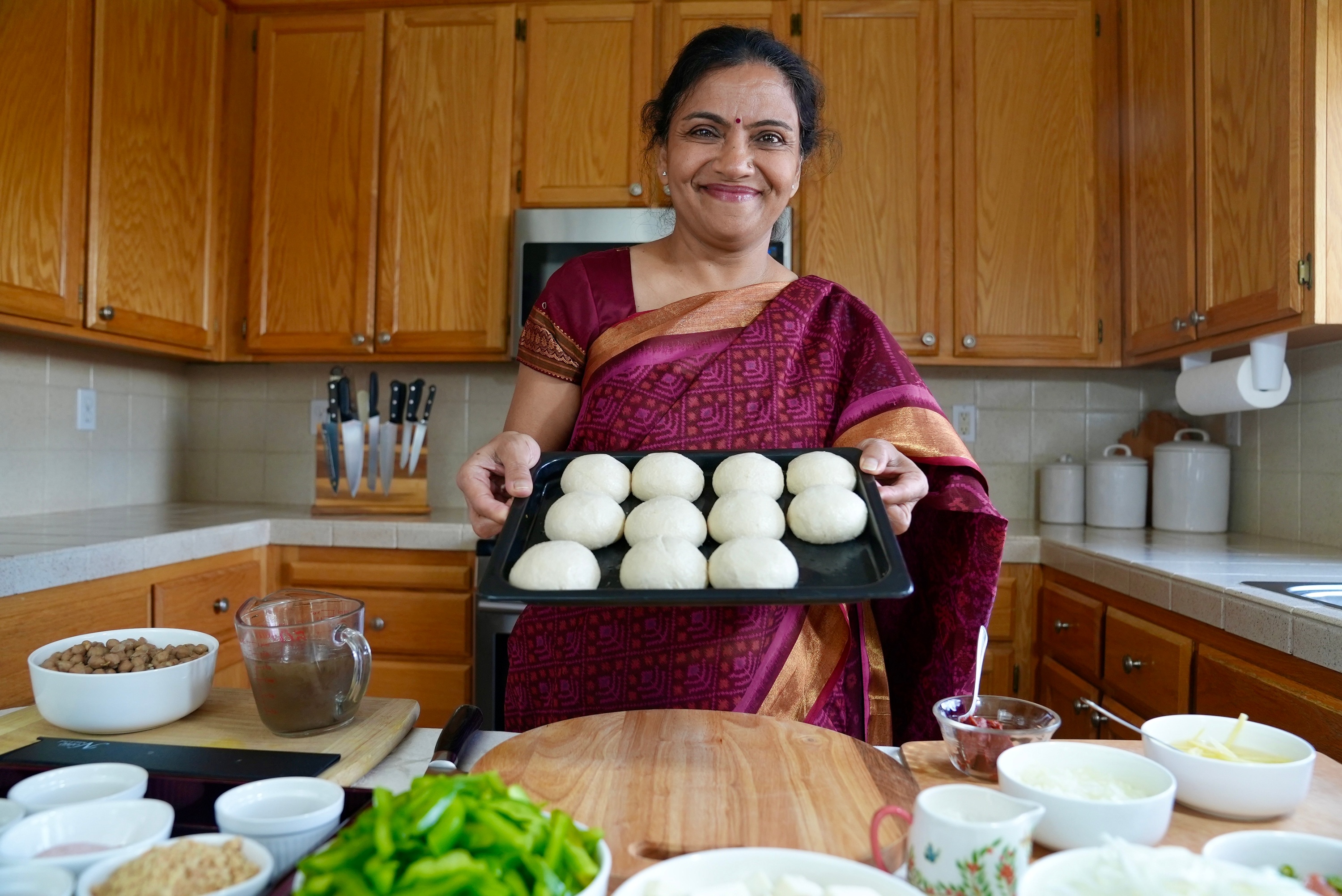 Indian Woman Cooking