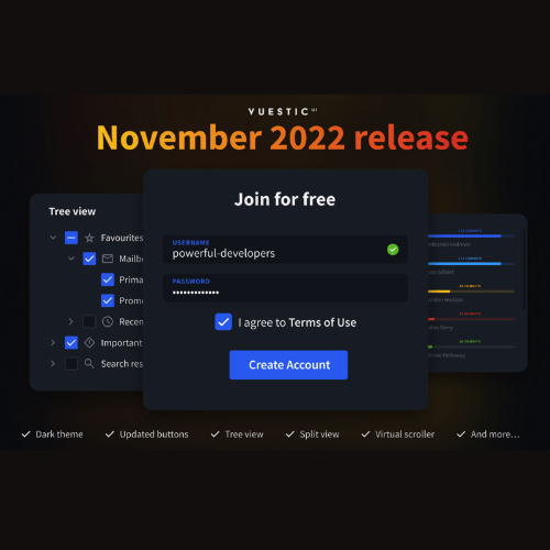 Vuestic UI v1.5 is released! 🚀🚀🚀