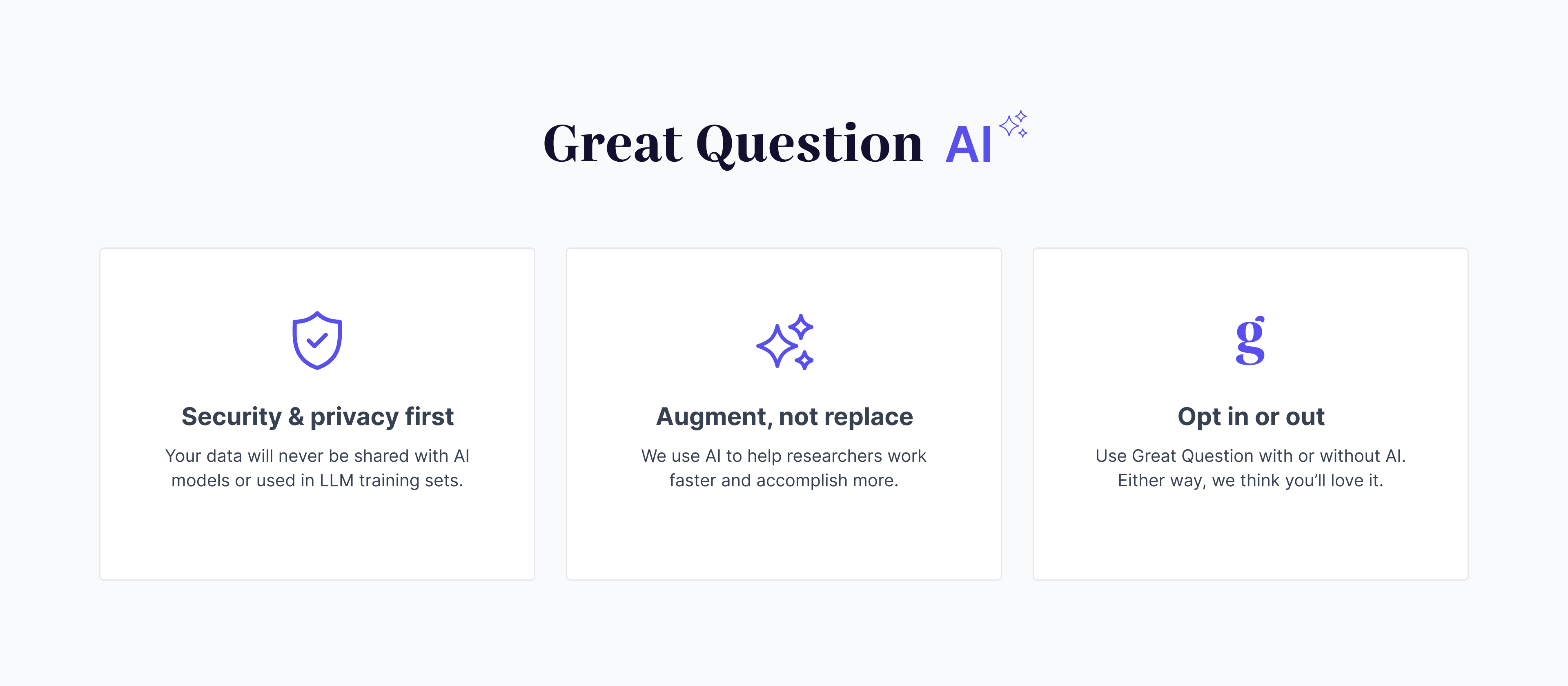 Great Question AI Manifesto