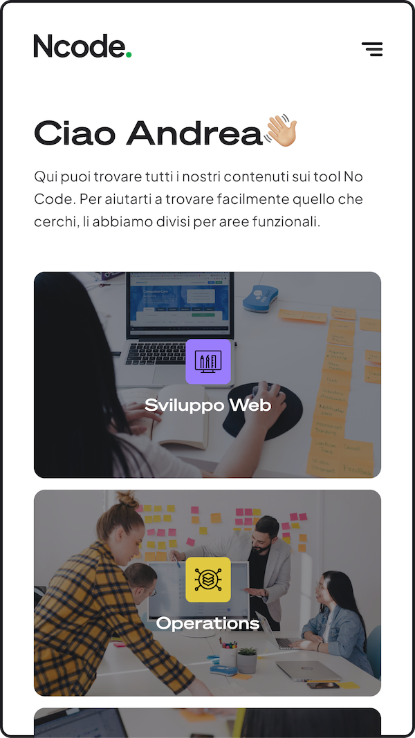 Impara il No Code, dai vita alle tue idee | Ncode