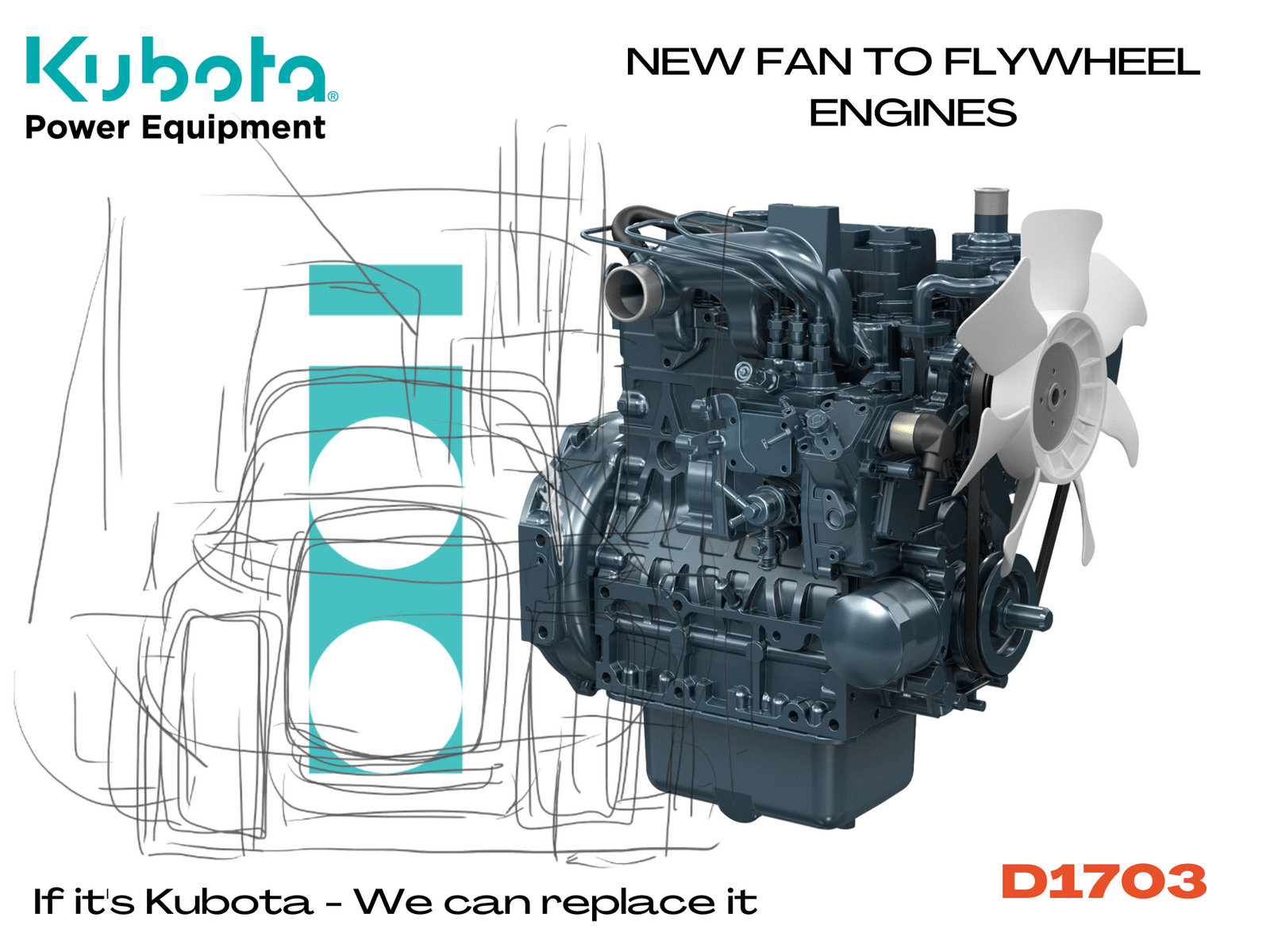 Kubota Diesel Engine D1703 | Diesel Parts & Service