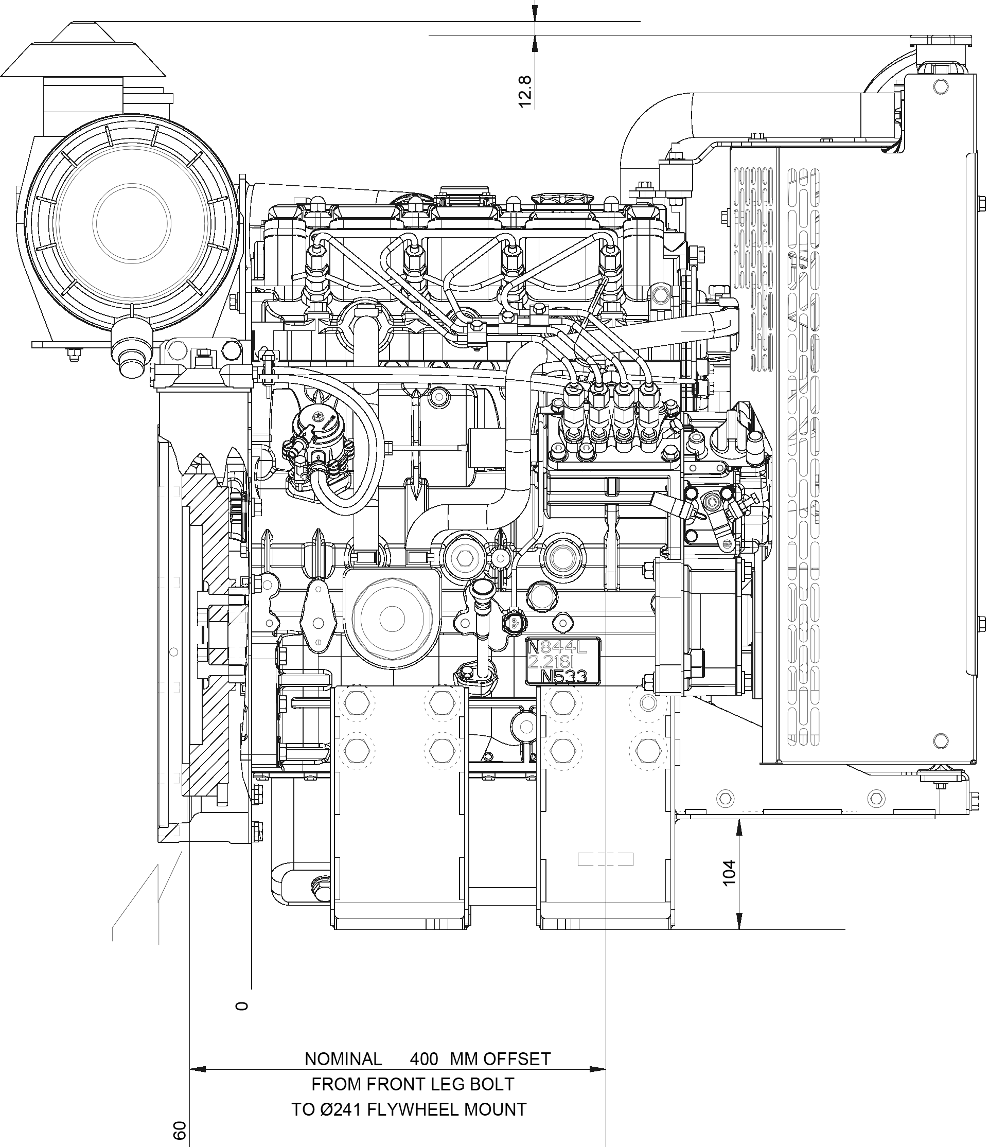 Perkins Diesel Engine 404D-22 | Diesel Parts & Service