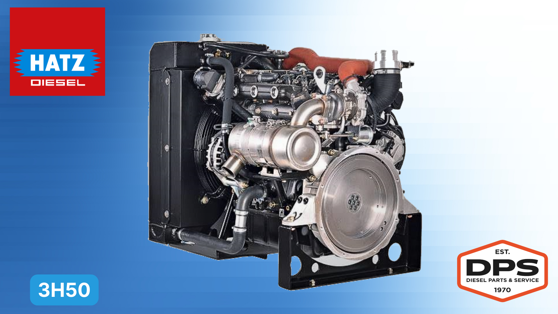 Hatz Diesel Engine 3H50TI | Diesel Parts & Service