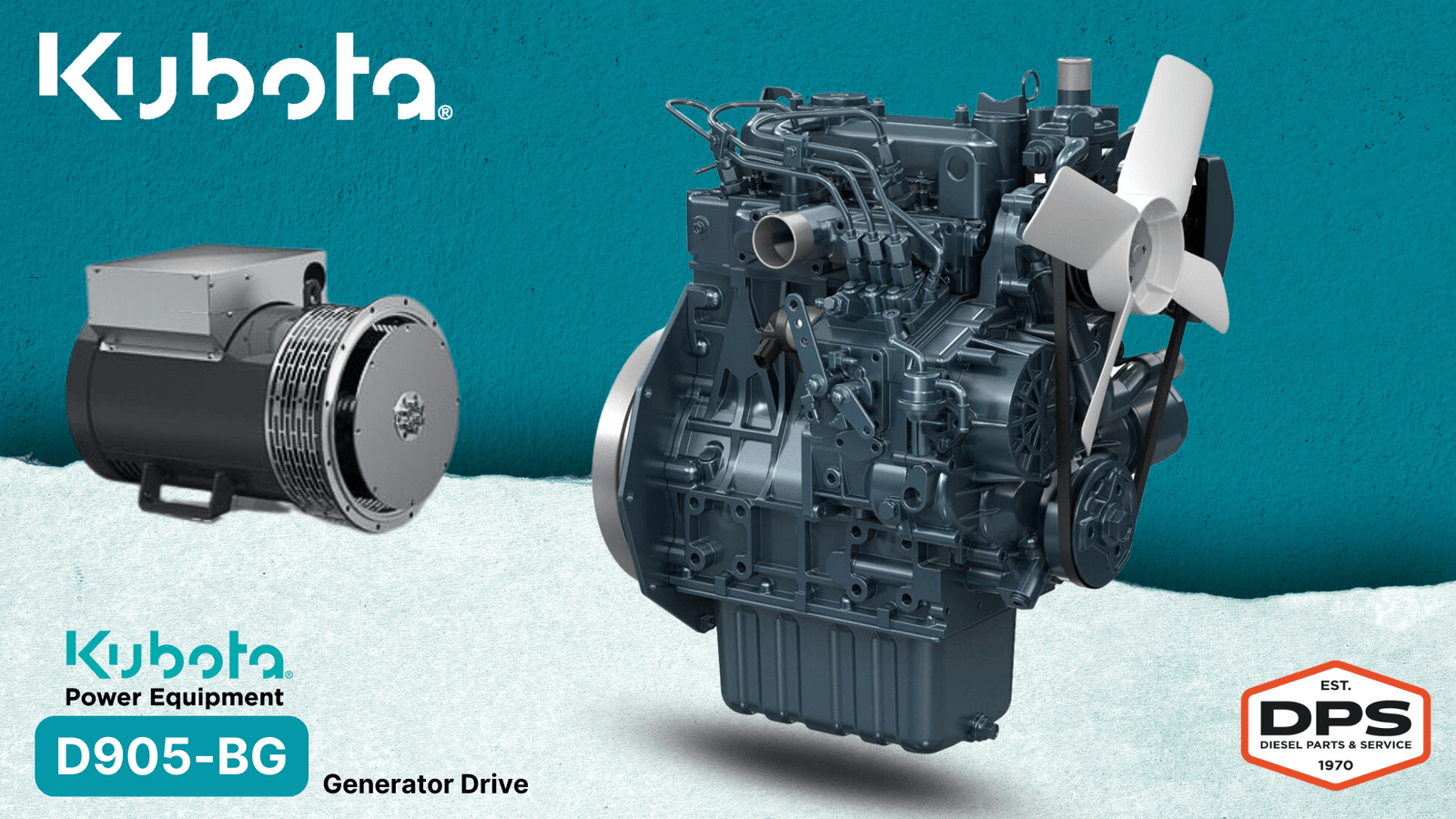 Kubota Generator Engine D905-BG | Diesel Parts & Service
