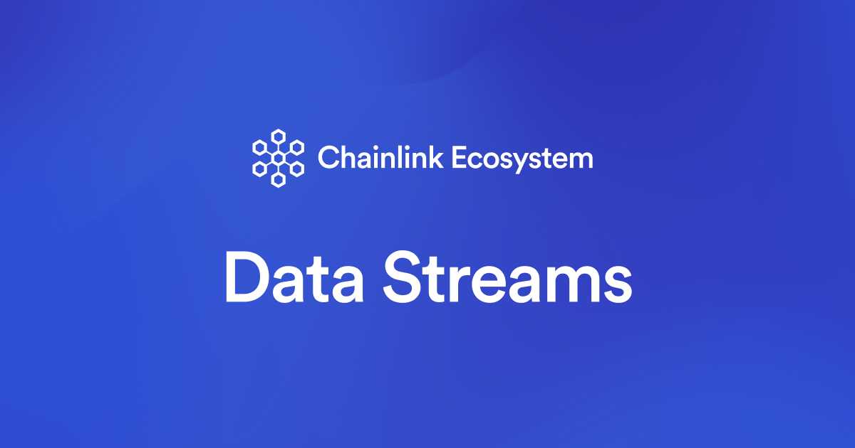 Data Streams | Chainlink | Every Chainlink integration and partnership