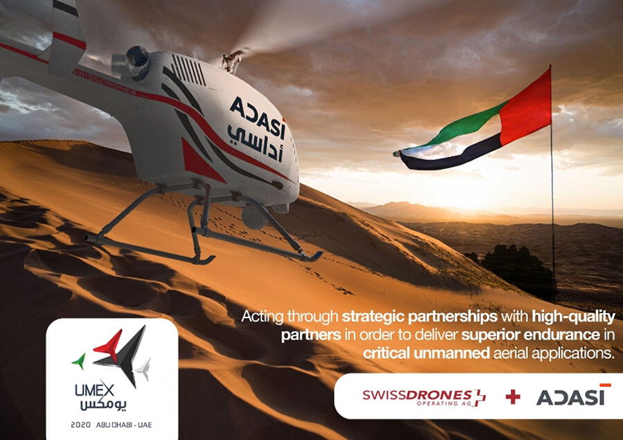 SwissDrones and ADASI jointly participate at UMEX: SwissDrones News