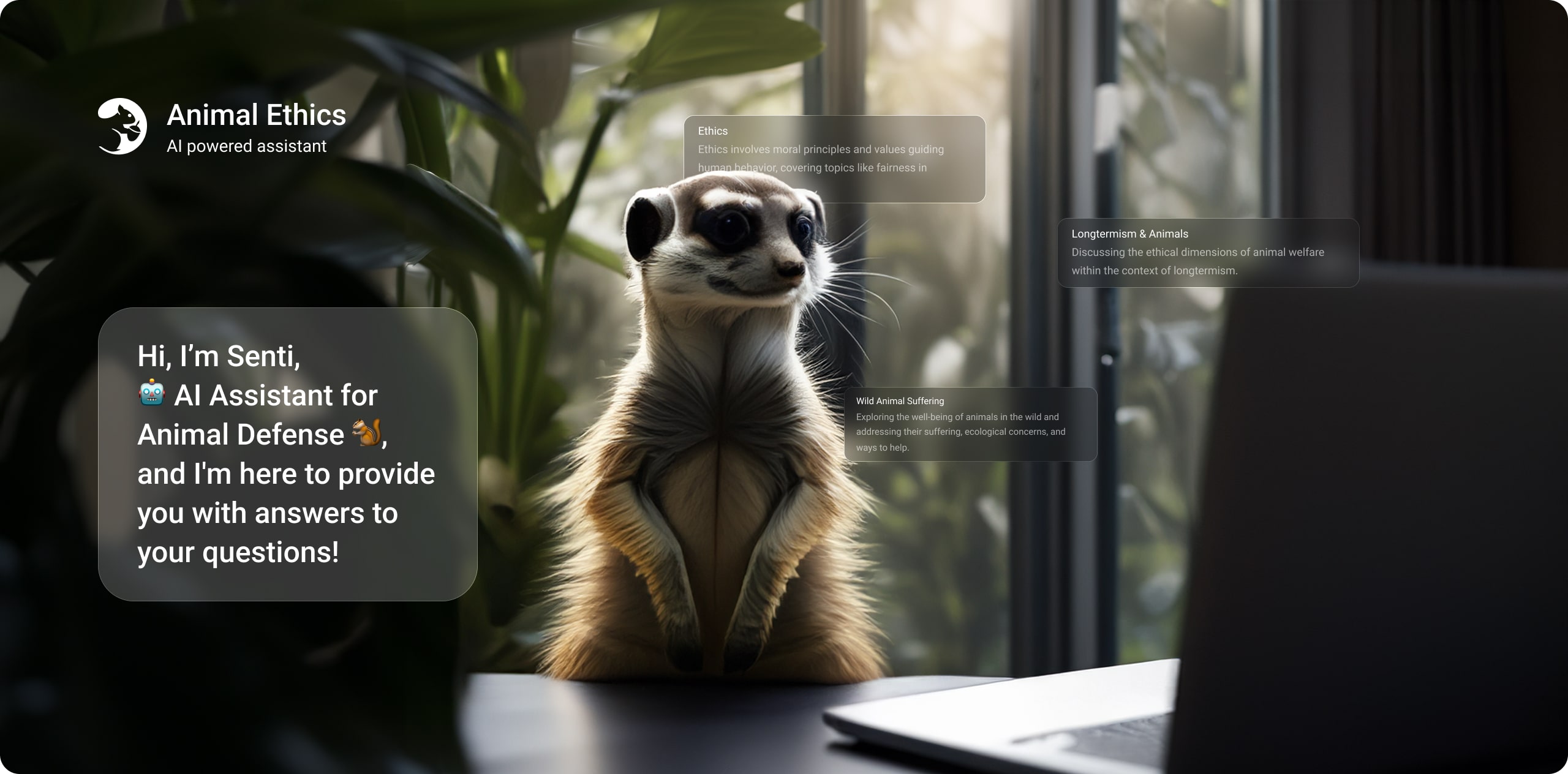 Animal Ethics. Senti Bot