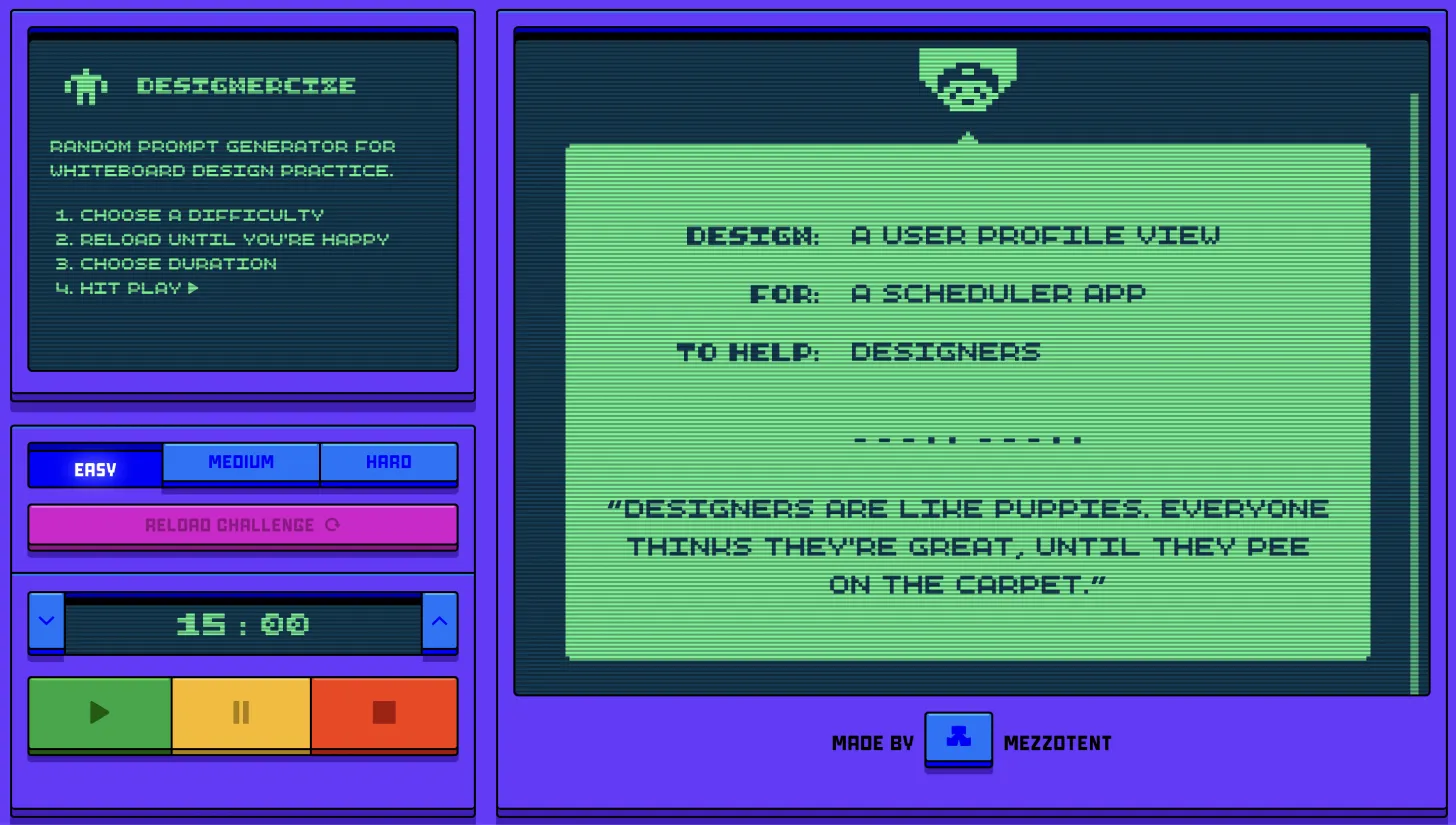 17 design activities for team building & upping UX skills