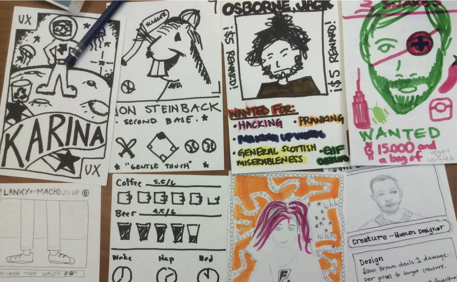 17 design activities for team building & upping UX skills