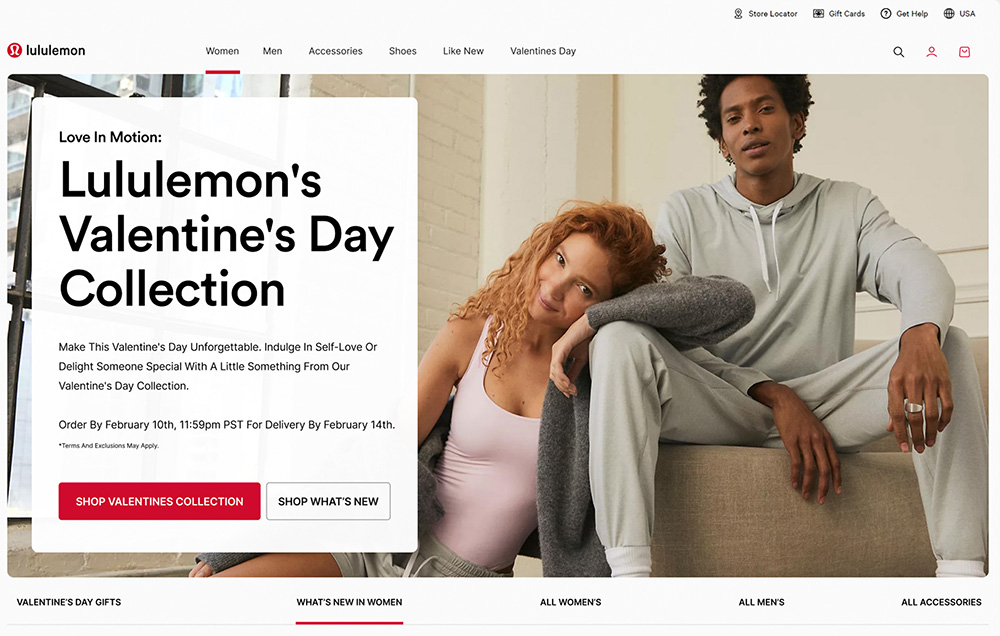 Lululemon Website Redesign | Always Fresh Design Study