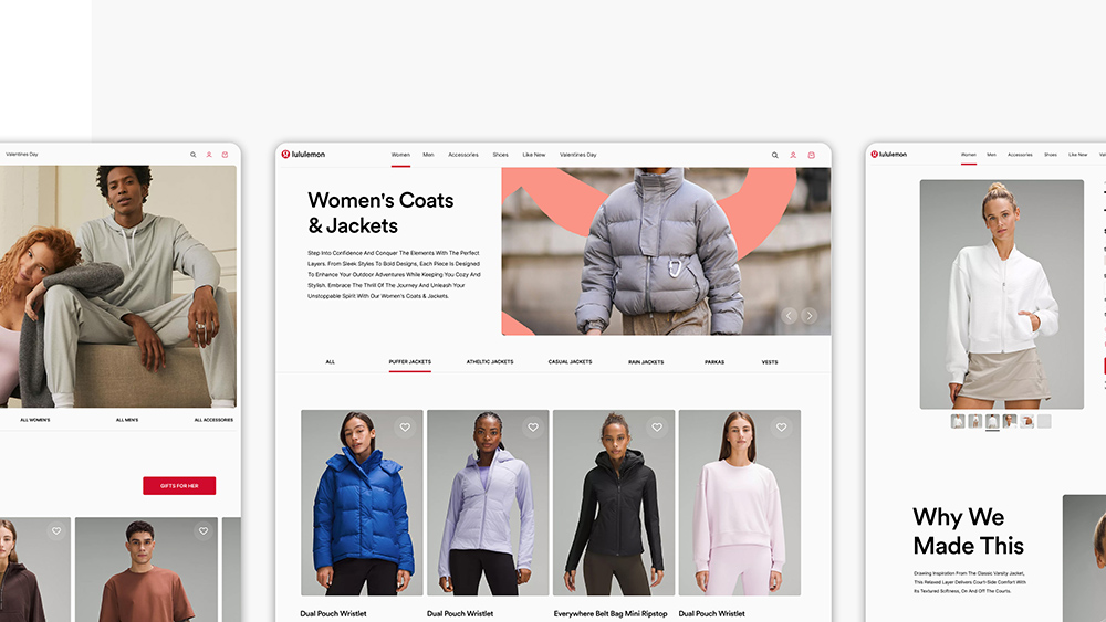 Lululemon Website Redesign | Always Fresh Design Study