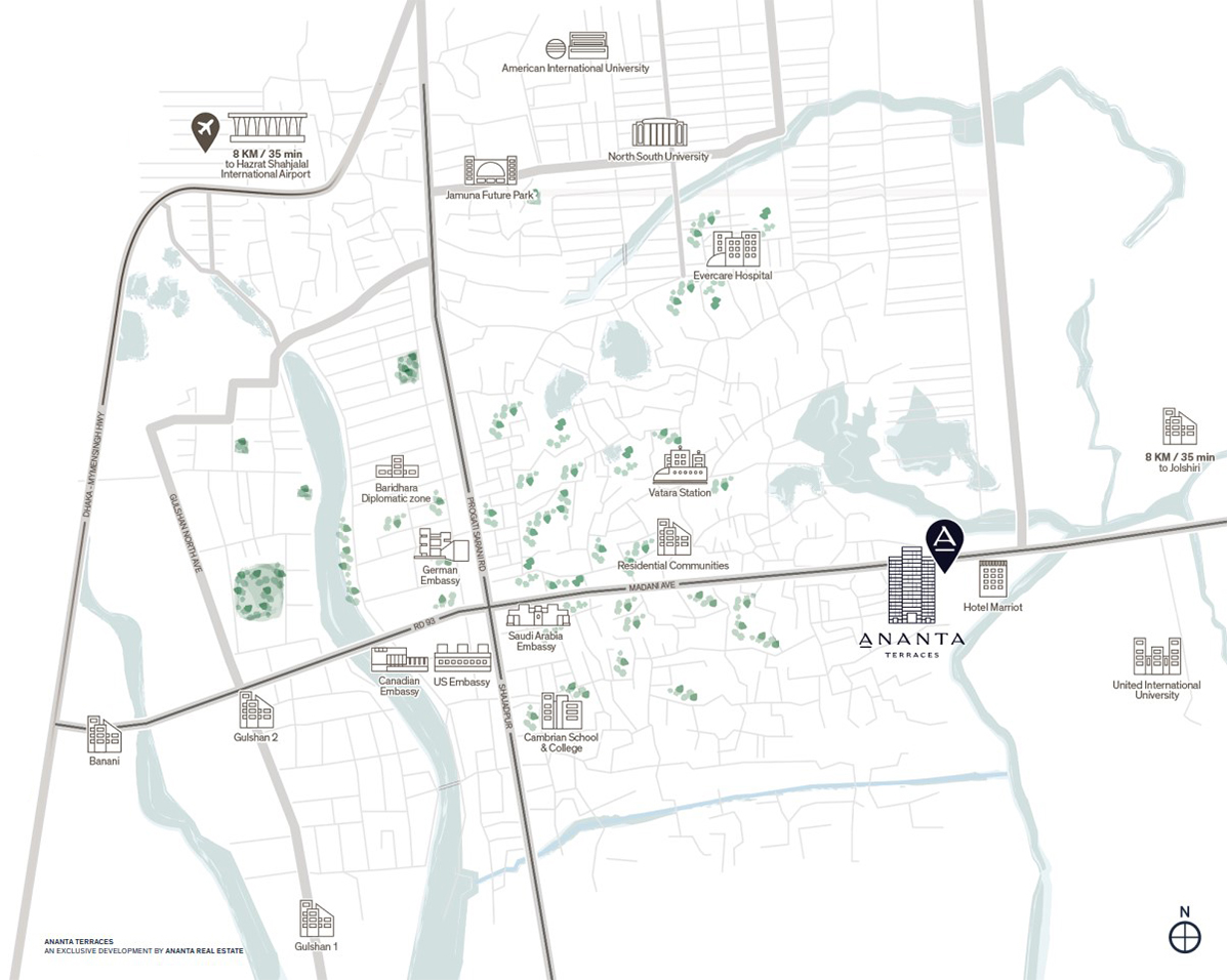 Ananta Terraces | Location