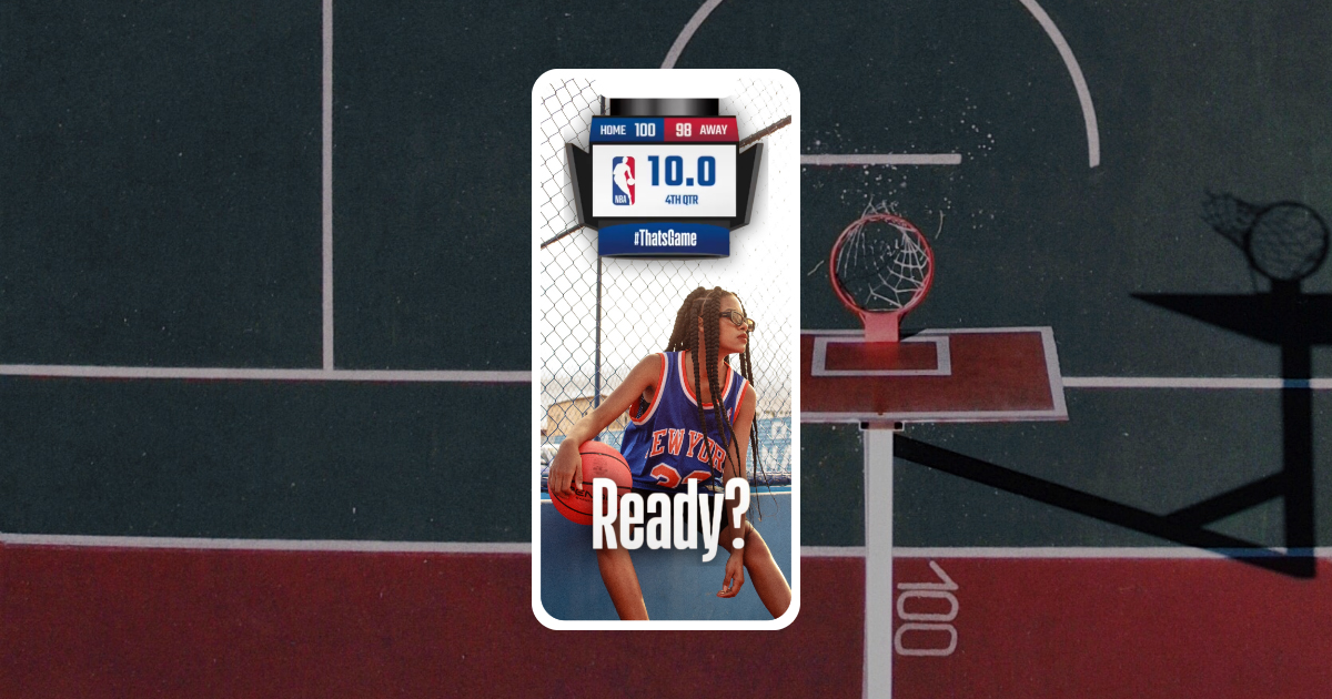 NBA #ThatsGame TikTok Branded Effect | Subvrsive