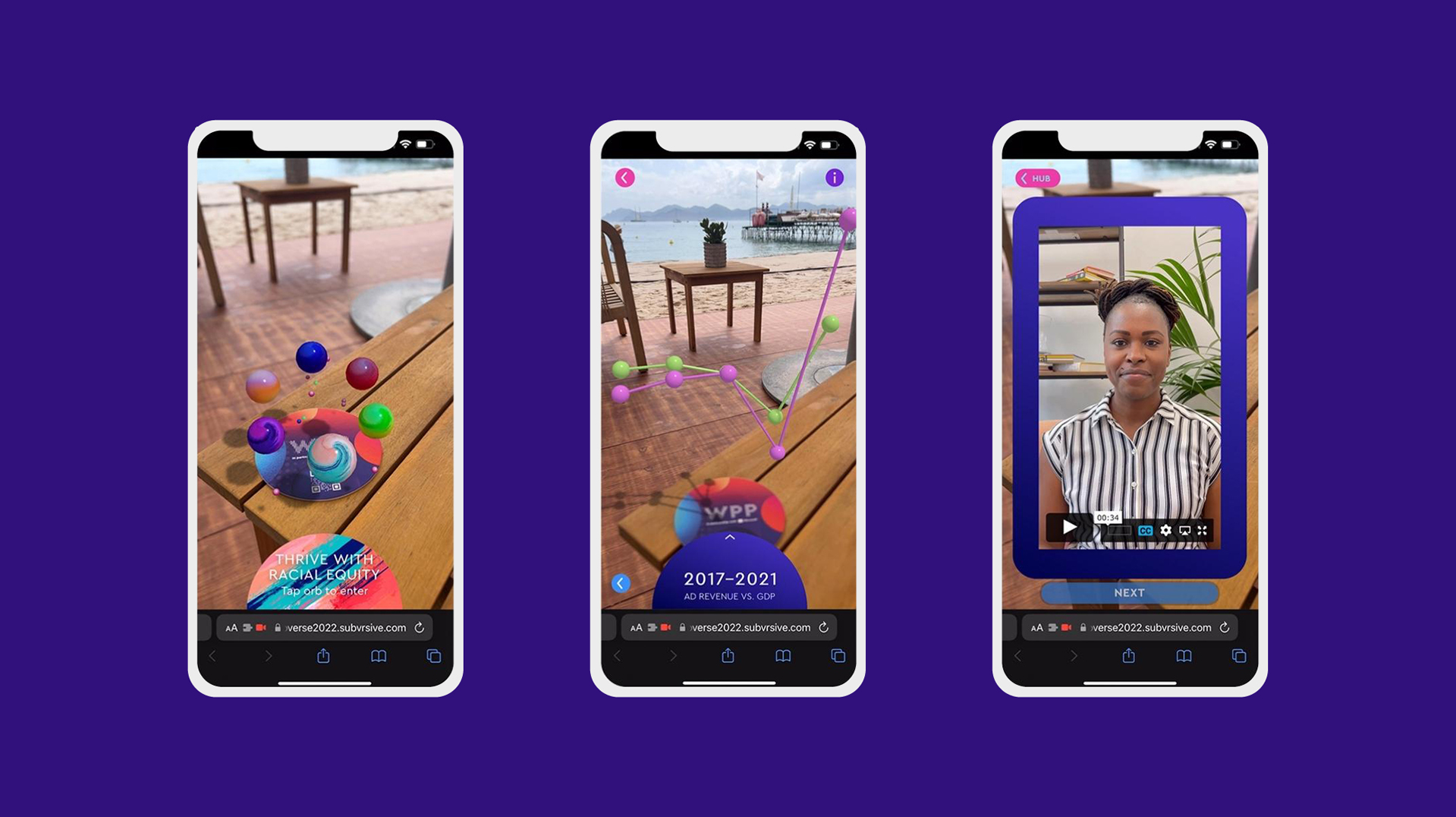 'The WPP Microverse' Cannes WebAR Experience | Subvrsive