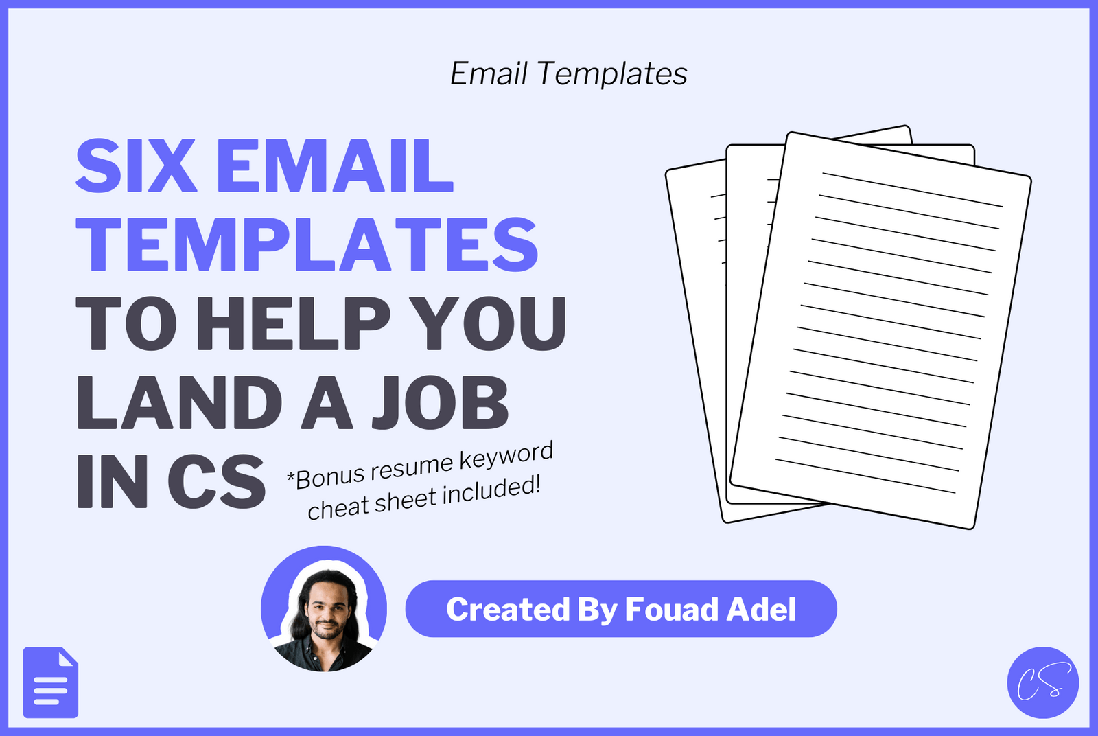 CS Insider Resources | Six Email Templates to Help You Land a Job in CS