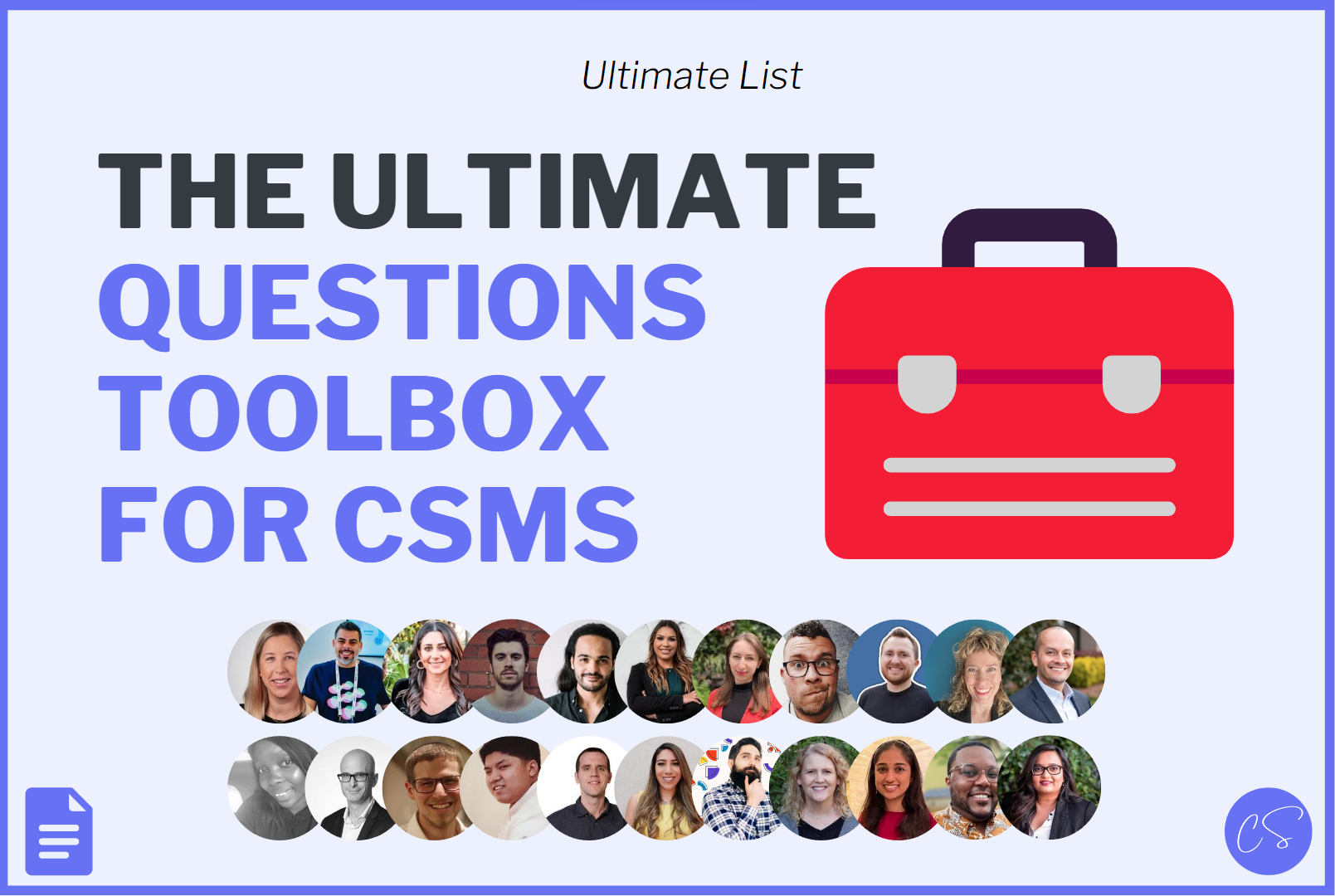 CS Insider Resources | CSM Questions Toolbox