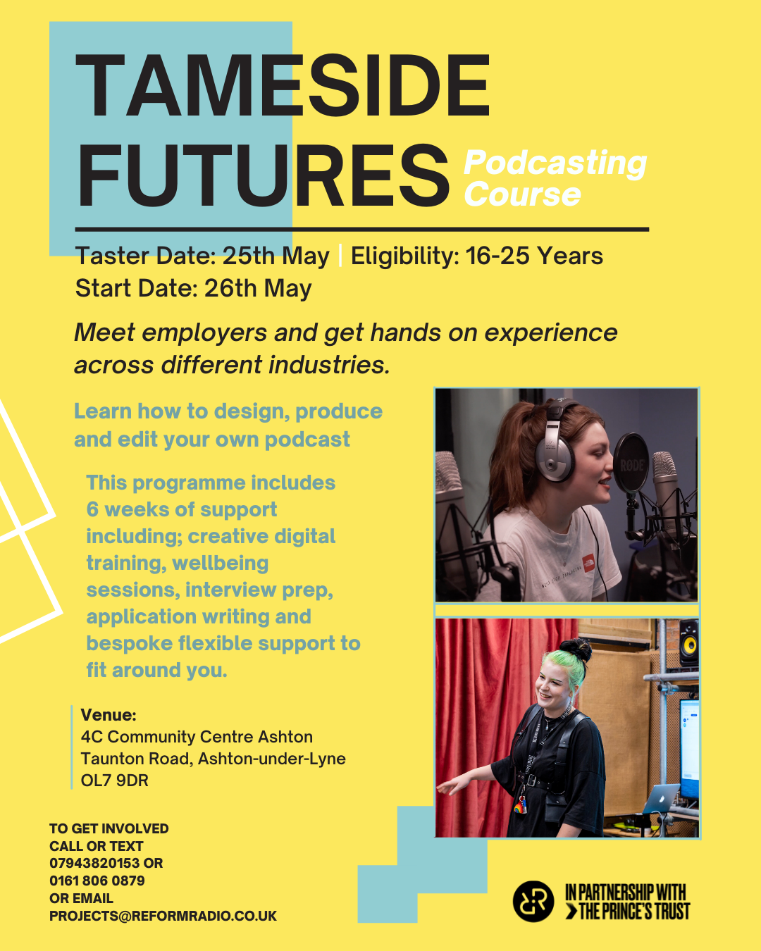 Tameside - News & Views - Tameside Futures - Fancy a go at Podcasting ...