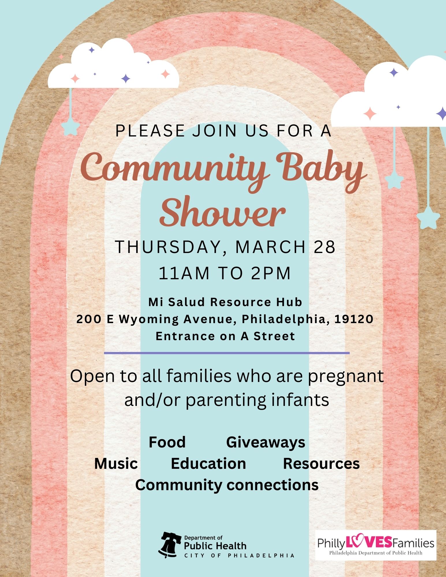 Community Baby Shower | Philly Loves Families