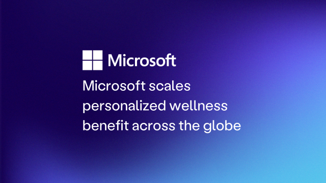 Microsoft scales personalized wellness benefit across the globe | Case ...
