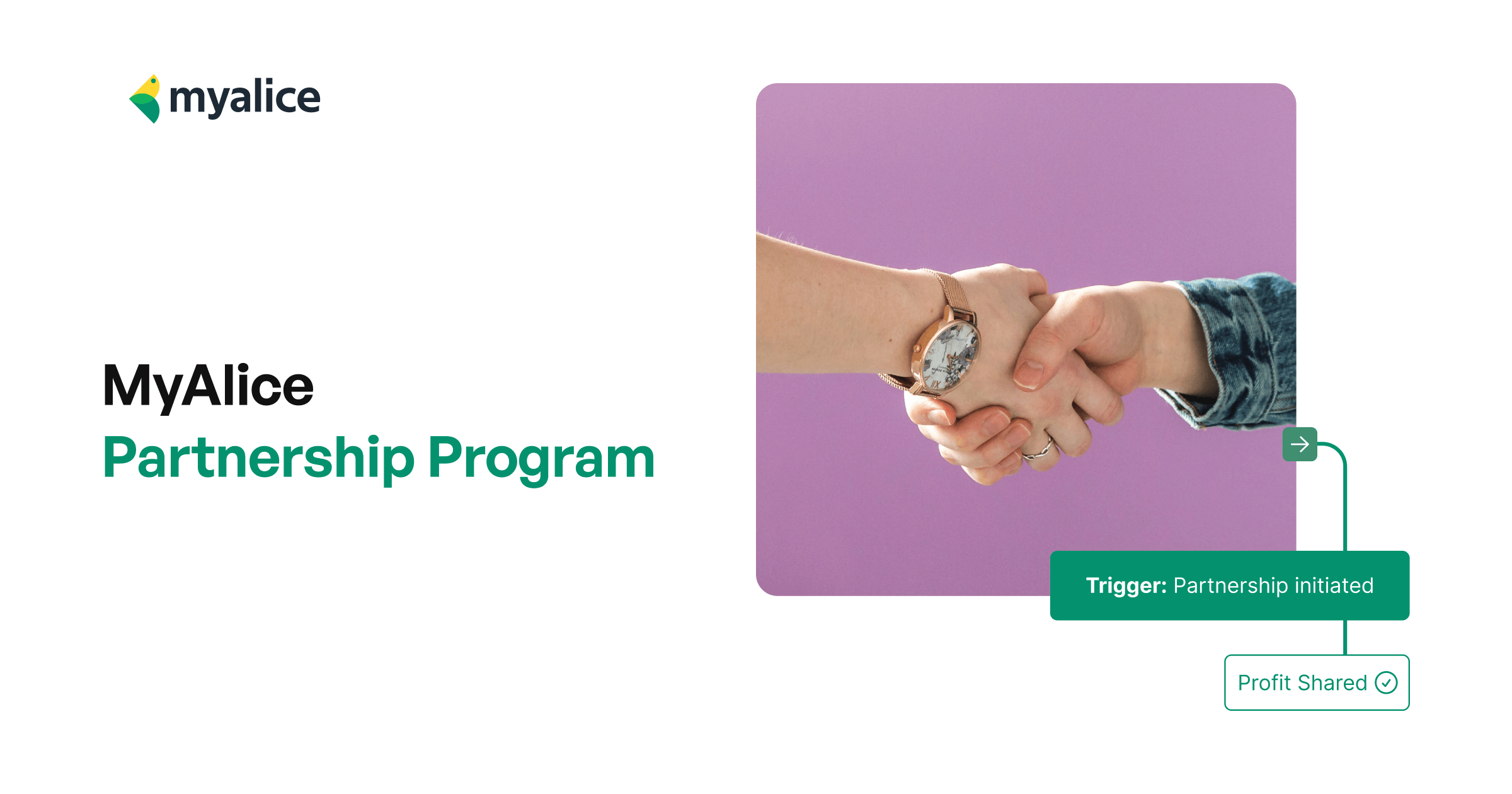 MyAlice - Join our partner program