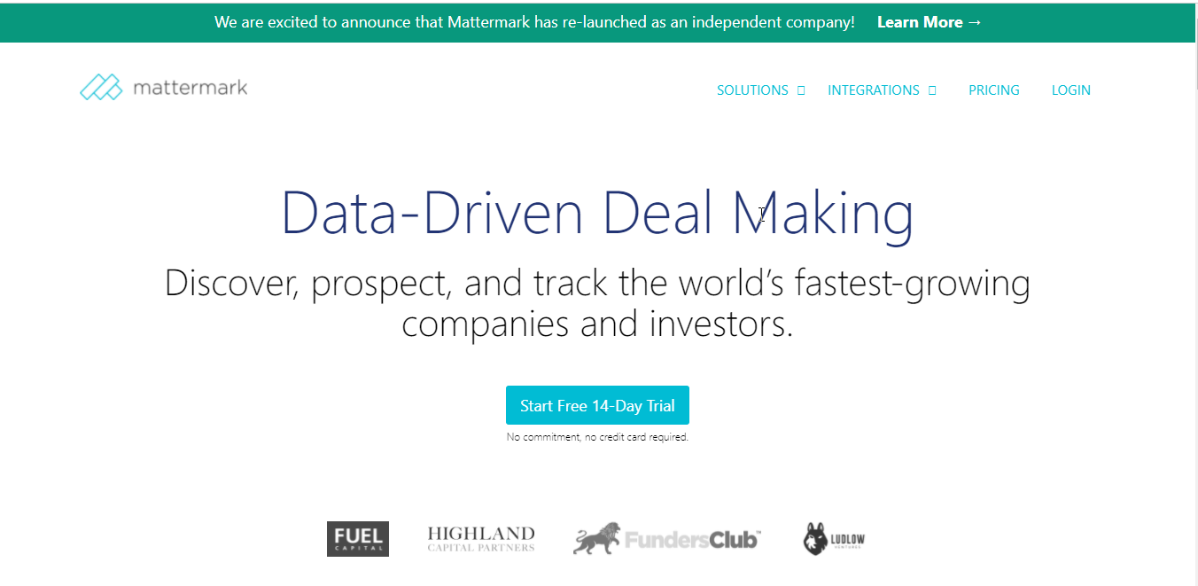 Mattermark - Features, Reviews, Alternatives | VC Stack