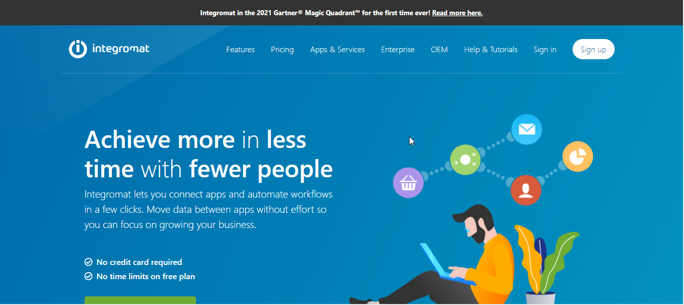 Integromat - Features, Reviews, Alternatives | VC Stack