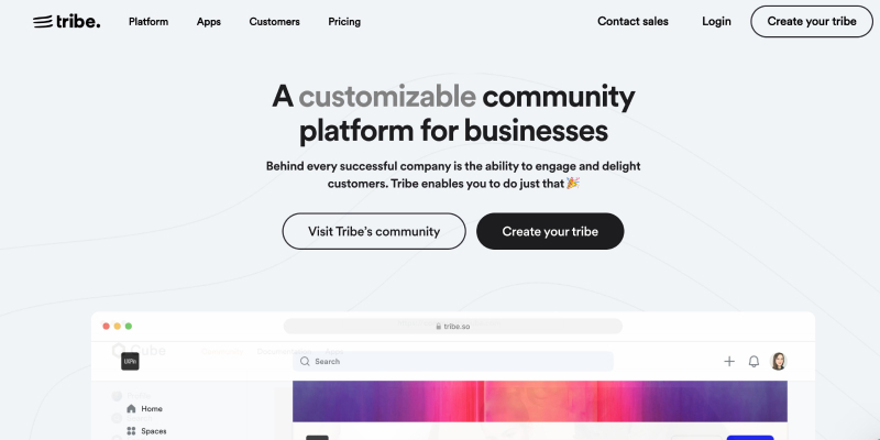 tribe - Features, Reviews, Alternatives | VC Stack