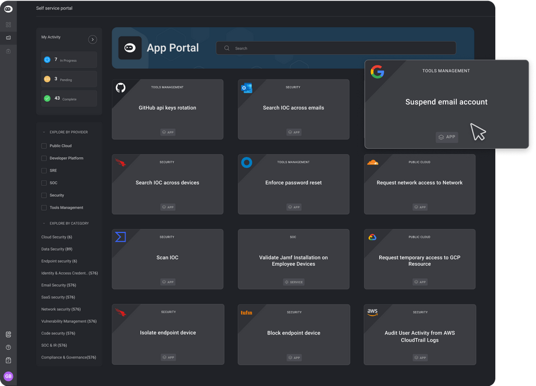 Blink | Workflow Editor for Automated Security Workflows