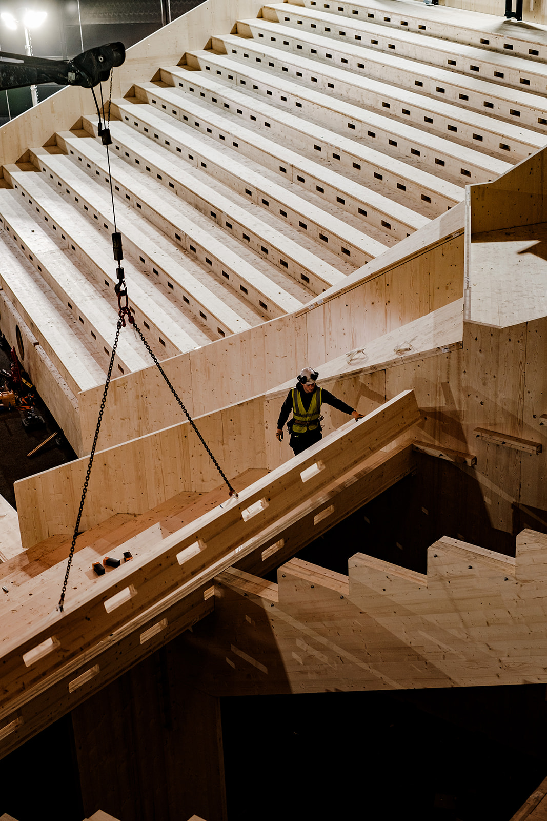 Xylotek - Demountable CLT theatre structure Demountable Auditorium ...