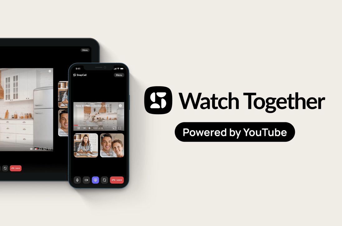 SnapCall and YouTube to offer Watch Together feature · SnapCall