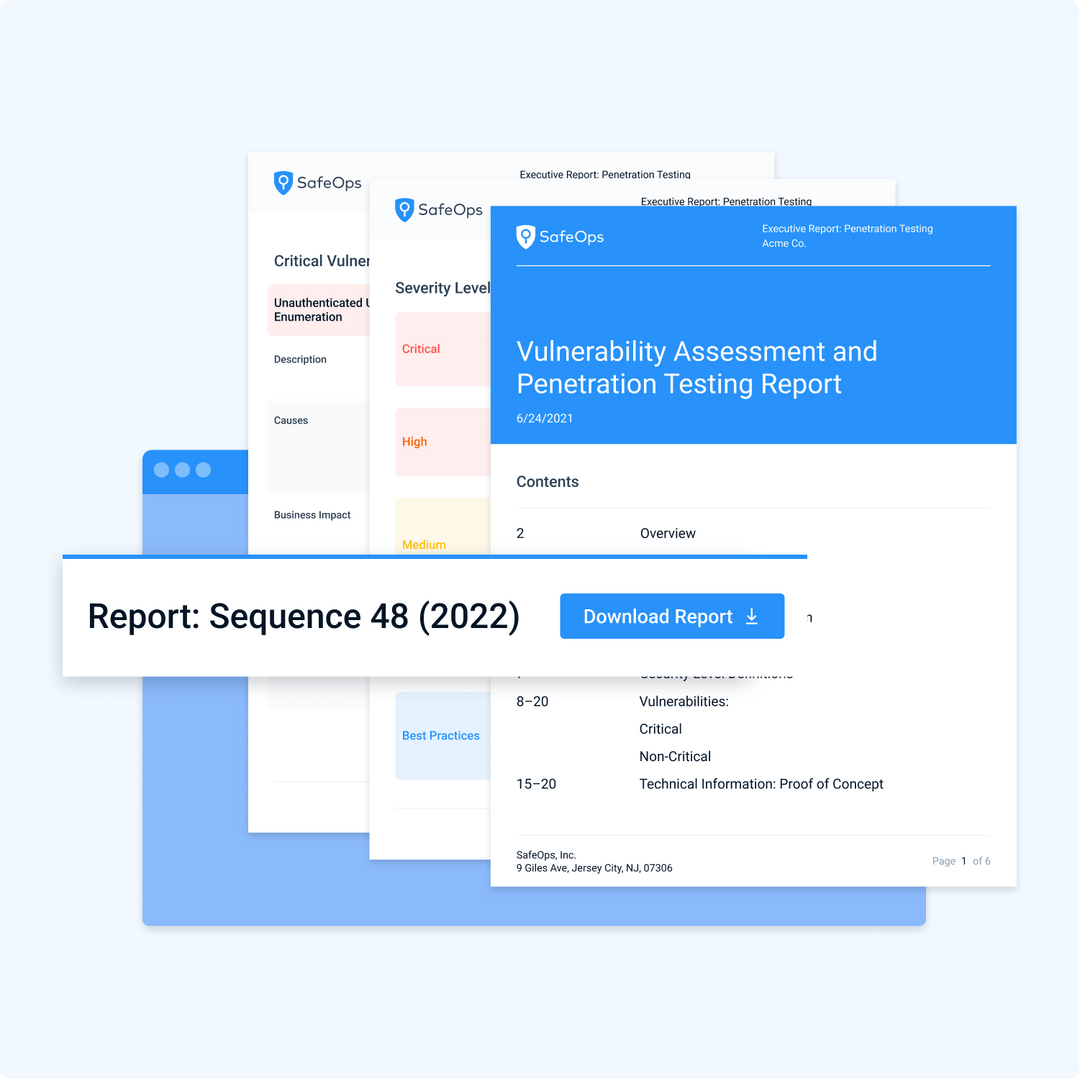 Simplified Reporting – SafeOps